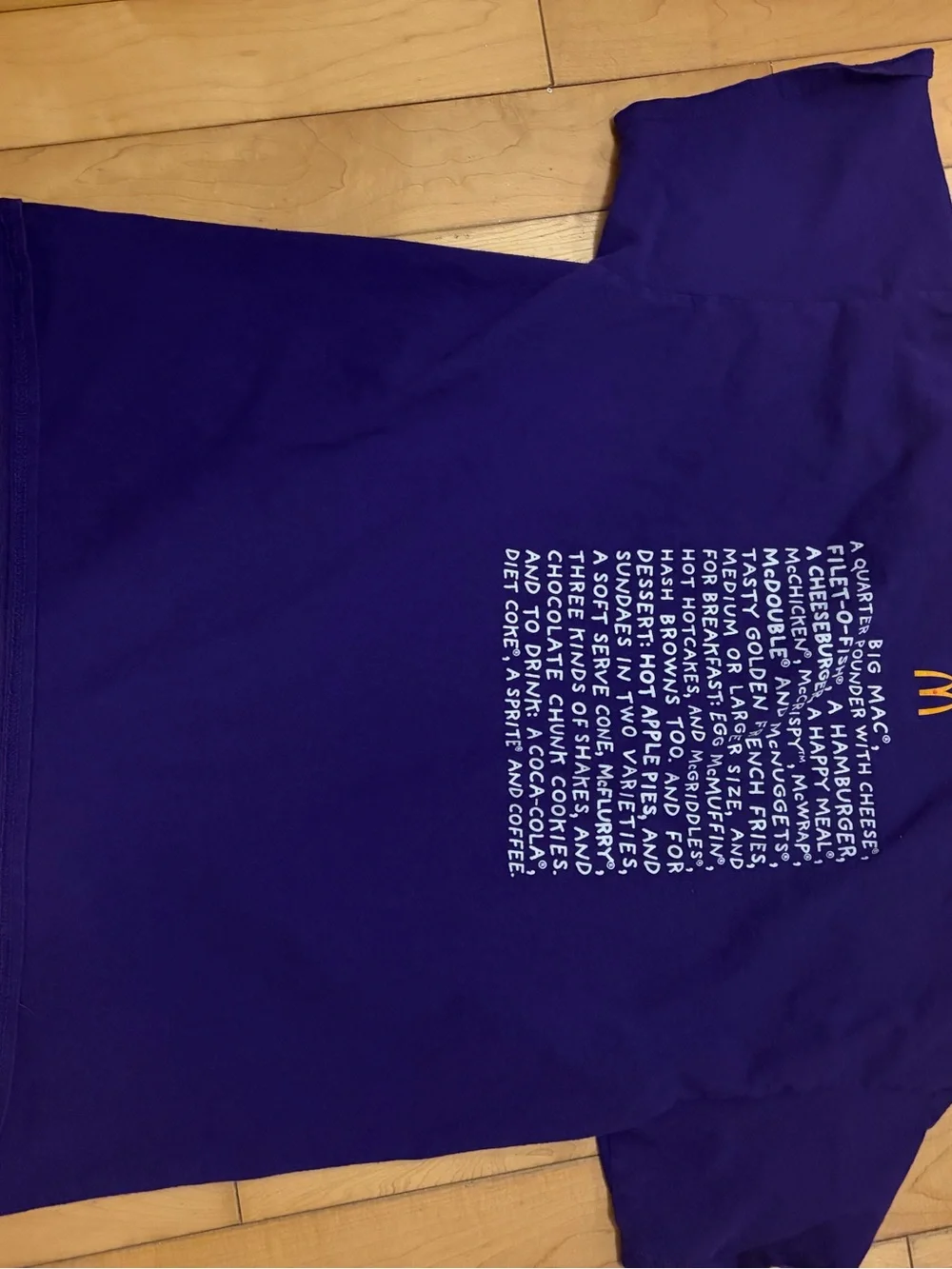 Shirts | Xl Mcdonalds Menu Song Graphic Tee | Poshmark